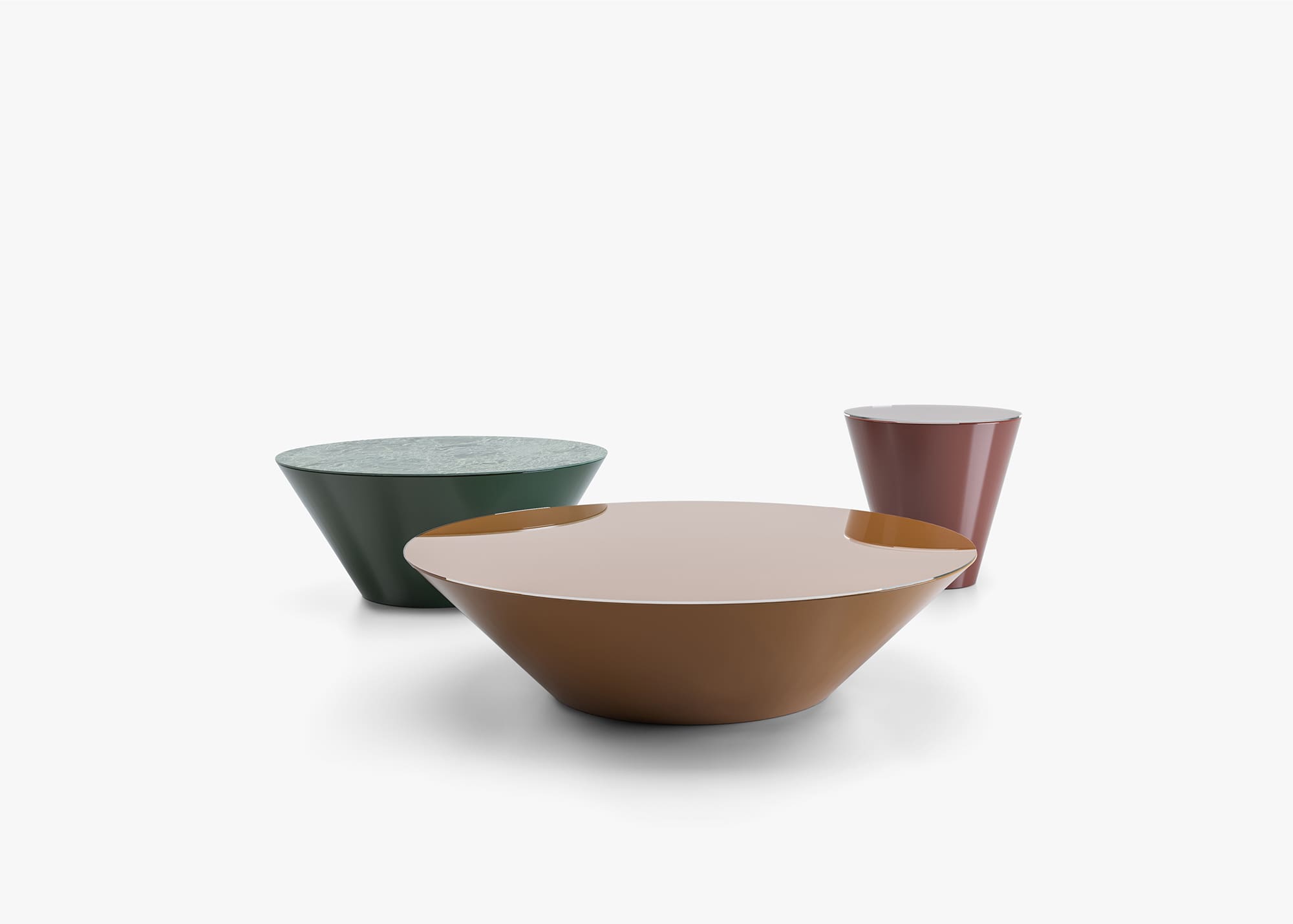 Pond low tables, Marco Acerbis - Acerbis Design